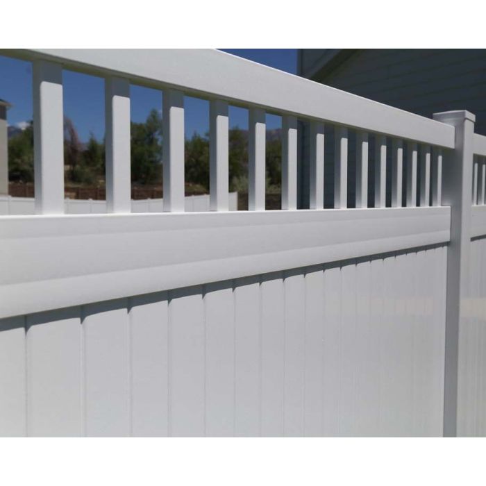 4' Tall Classic Privacy Fence with Closed Picket