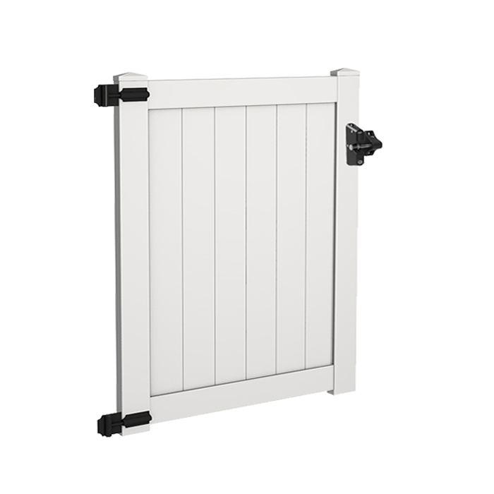 6' Tall x 4" Wide Opening Semi Privacy Single Gate Kit