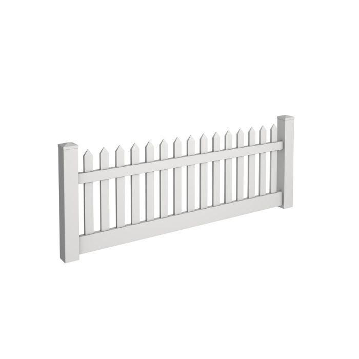 3' Tall x 72" Wide Straight Picket Panel Style 235 **Sel...